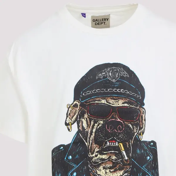 GALLERY DEPT. Oct Biker Dog T-shirt