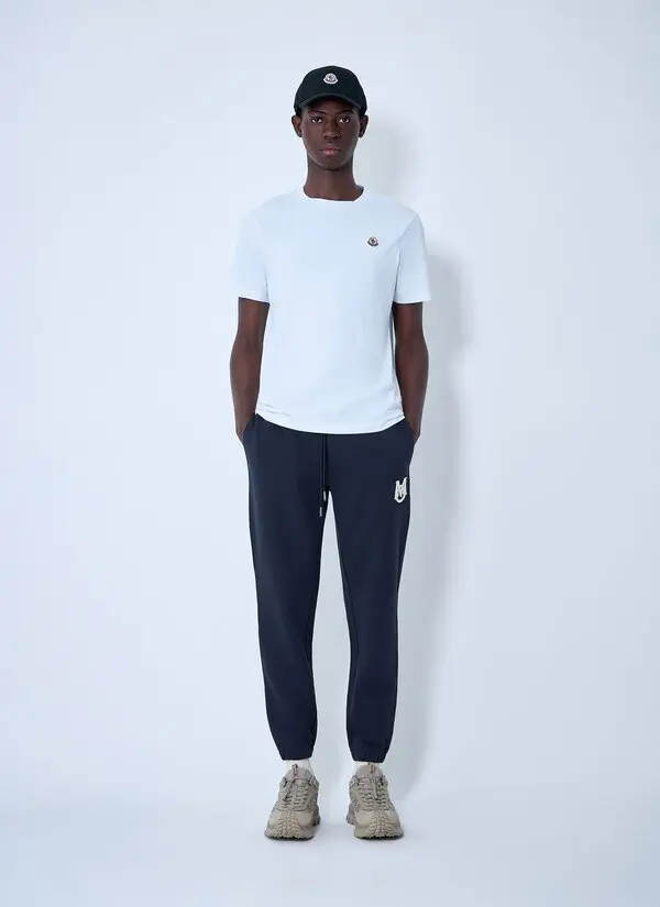 Moncler Logo Motif Track Pants - Blue