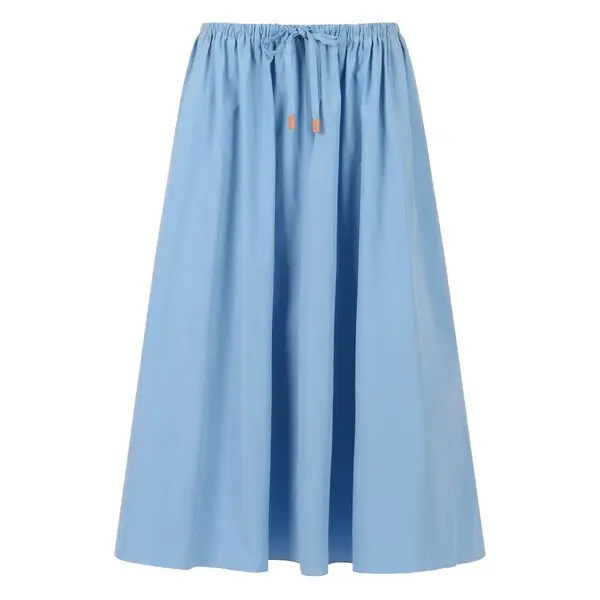 Marni A-line Skirt With Drawstring Waist - Blue