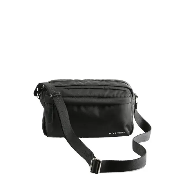 Givenchy Calf Leather And Polyamide Shoulder Bag - Black