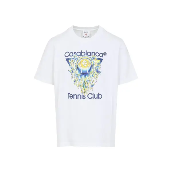 Casablanca Tennis Club Icon T-shirt - White