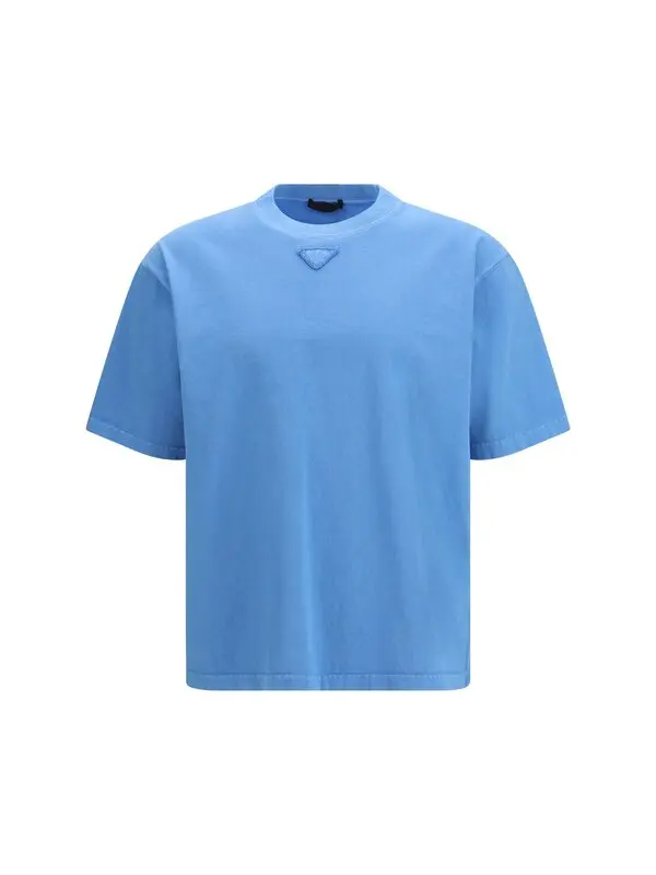 Prada Cotton T-shirt - Blue