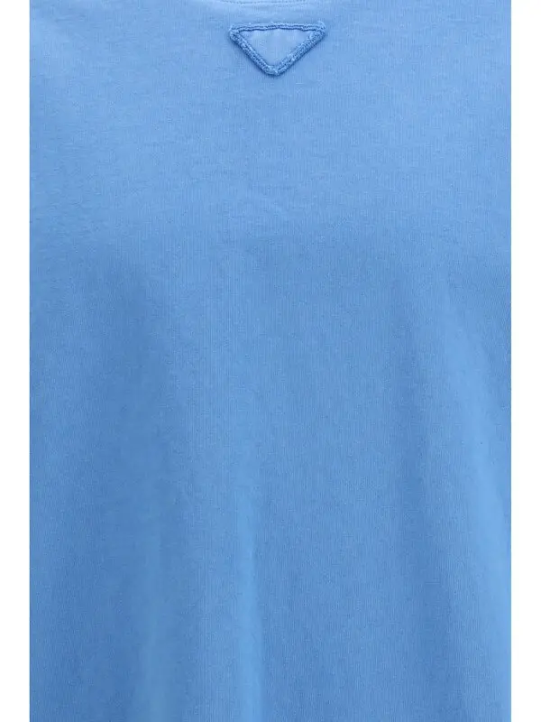Prada Cotton T-shirt - Blue