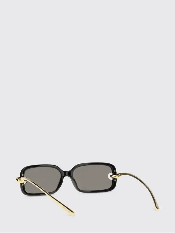 Bottega Veneta Plastic Rectangle Sunglasses - Black