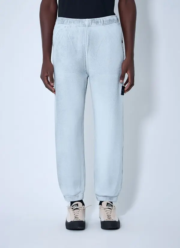 Stone Island Logo Patch Track Pants - Blue