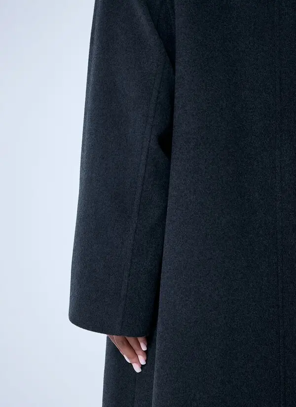TOTEME Double-breasted Wool-blend Coat - Gray