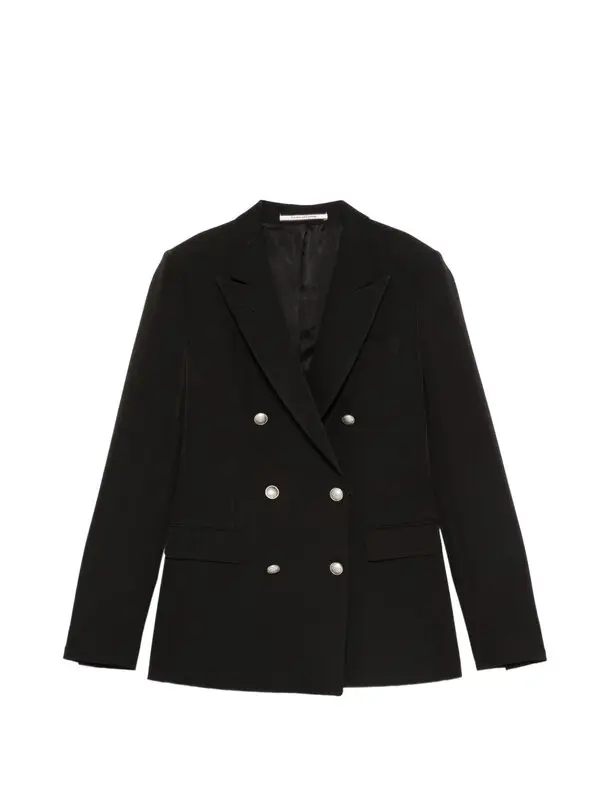 Tagliatore Double-breasted Suit With Silver-tone Buttons - Multicolor