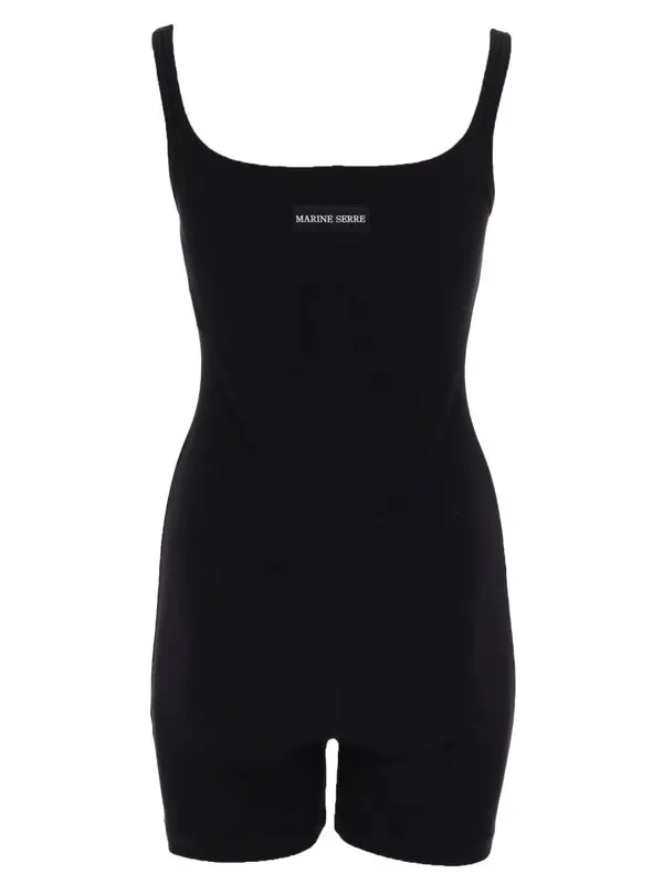 MARINE SERRE Short Jumpsuit With Logo