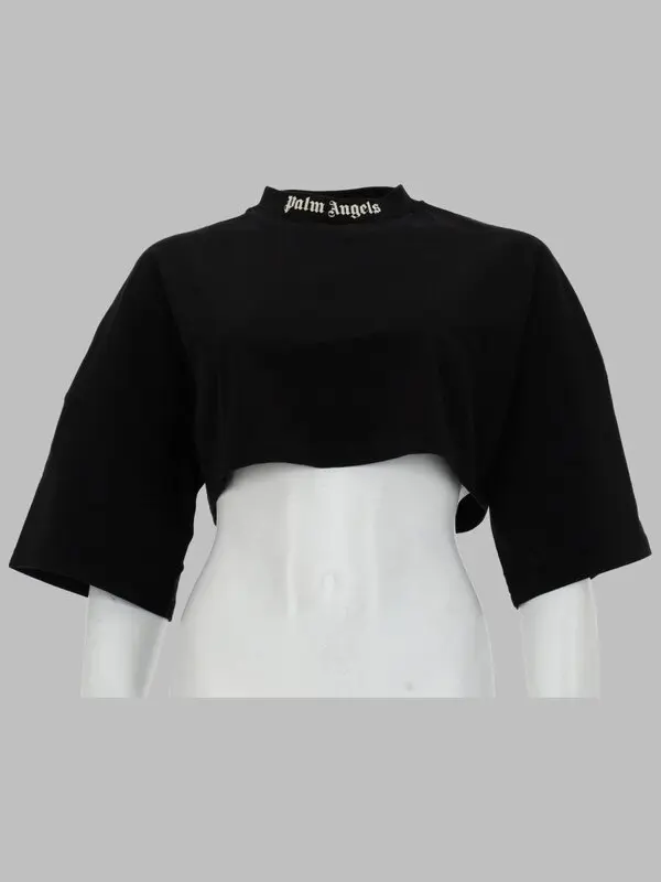 Palm Angels Cropped Logo T-shirt