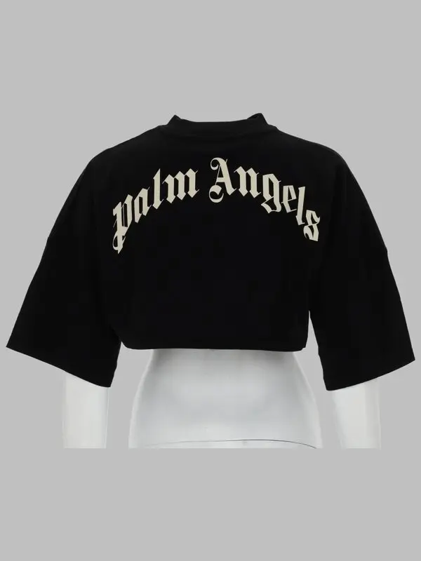 Palm Angels Cropped Logo T-shirt