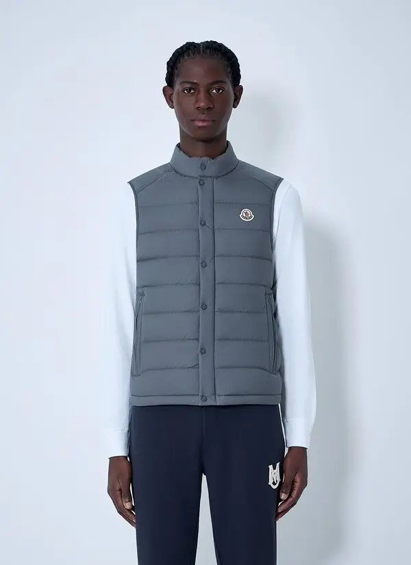 Moncler Barthe Quilted Gilet - Gray