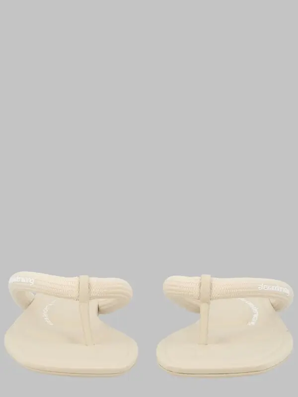 Alexander Wang Jenna Tubular Thong Sandals - Cream