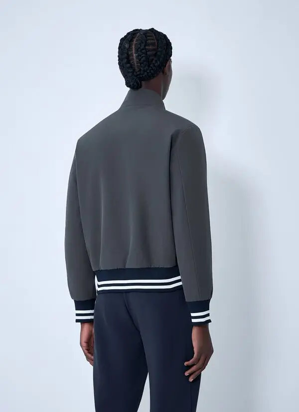 Moncler Prieure Reversible Down Bomber Jacket - Gray
