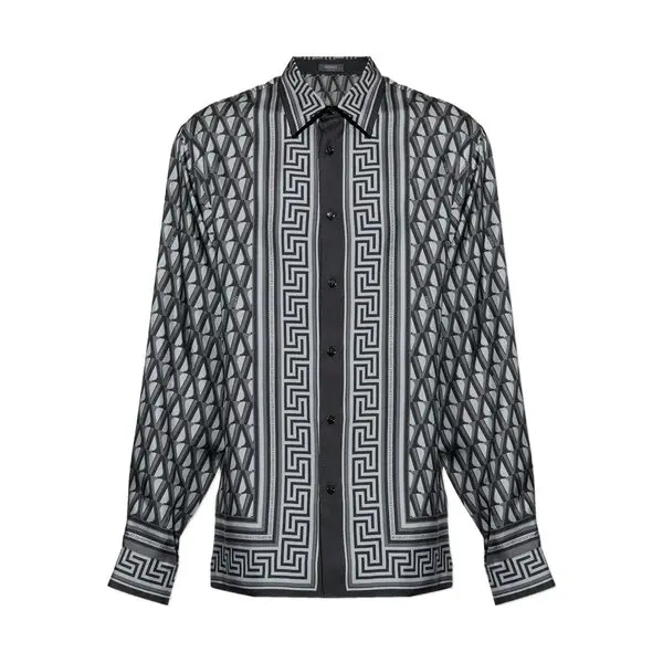Versace Grey Shirts - Gray