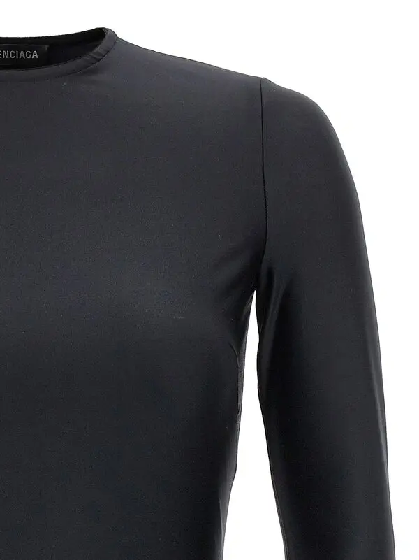 Balenciaga One Shoulder Cut Out Dress