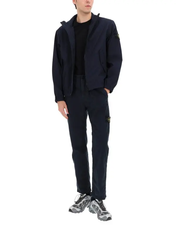 Stone Island Stiff Collar Zip-up Jacket