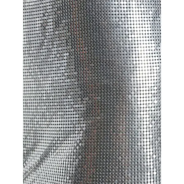 Versace Straight Skirt With -tone Sequin Embellishment - Silver