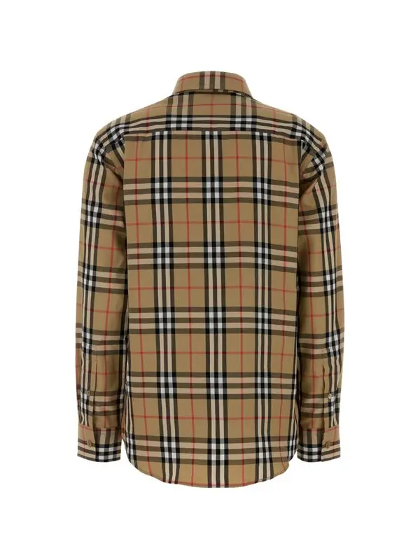 Burberry Check Cotton Shirt - Multicolor