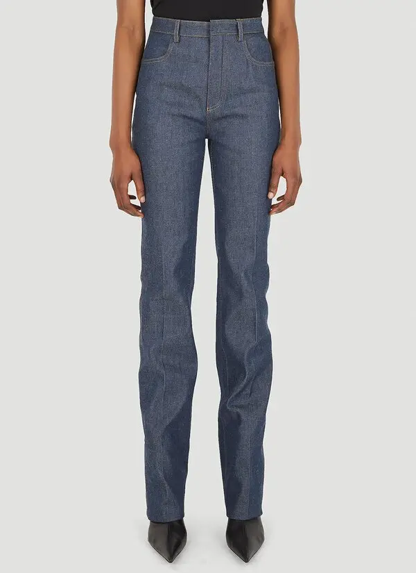 Saint Laurent Straight-leg Denim Jeans - Blue