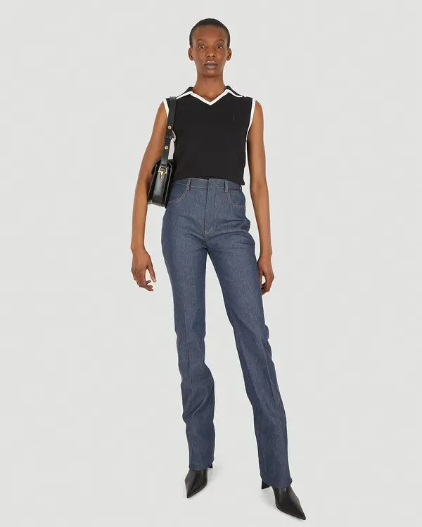 Saint Laurent Straight-leg Denim Jeans - Blue