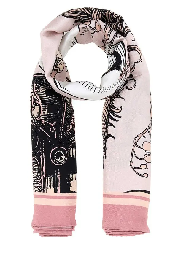 Burberry Printed Silk Foulard - Multicolor