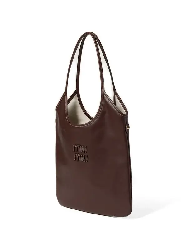 Miu Miu Ivy Leather Shoulder Bag