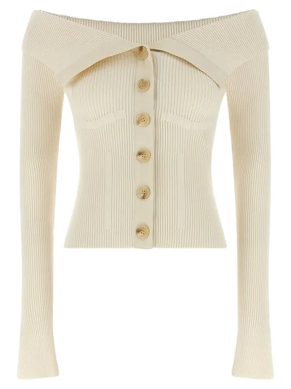 Zimmermann Rebellion Bandeau Cardigan - Cream