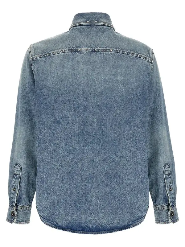 Versace Medusa' Shirt - Blue