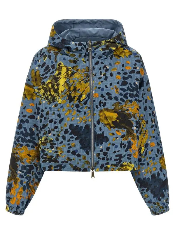 Fendi Reversible Nylon Windbreaker - Blue