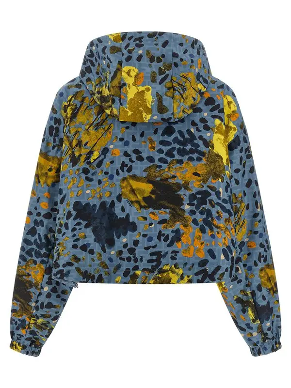 Fendi Reversible Nylon Windbreaker - Blue