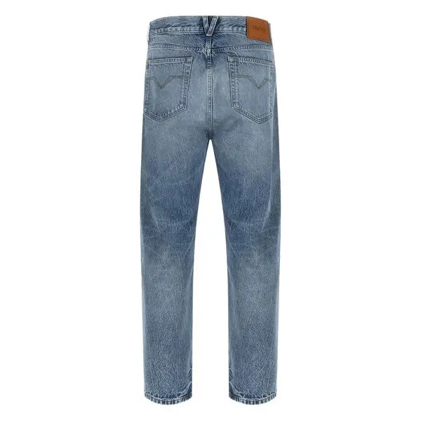 Versace Denim Straight-leg Jeans - Blue