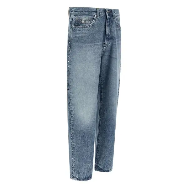 Versace Denim Straight-leg Jeans - Blue