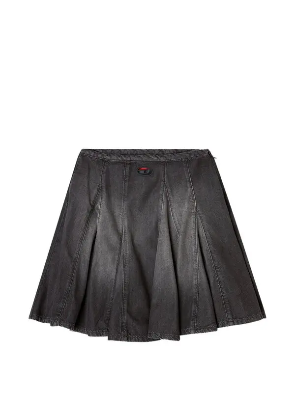 DIESEL® Denim Paneled Skirt - Multicolor