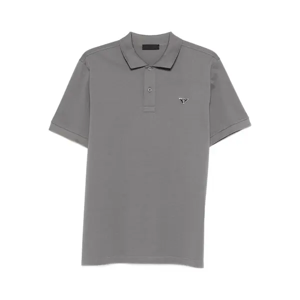 Prada Grey Polo Shirts
