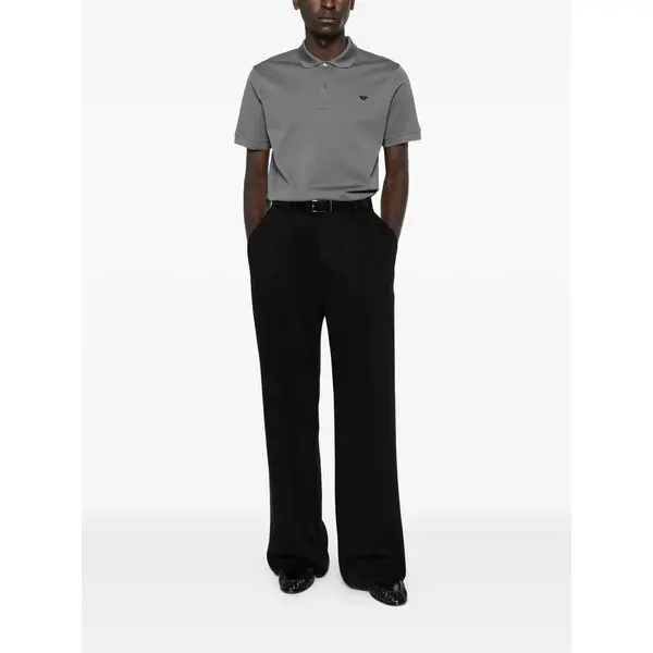 Prada Grey Polo Shirts