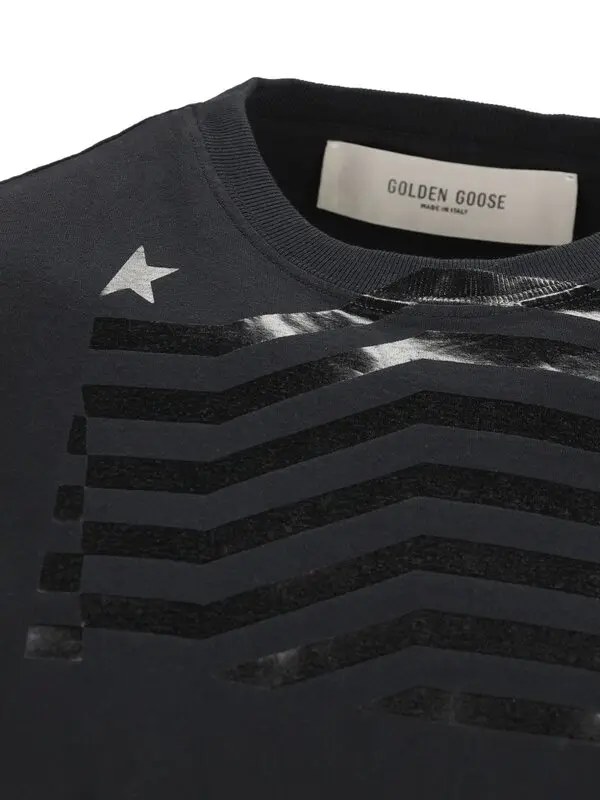 GOLDEN GOOSE Printed Cotton T-shirt