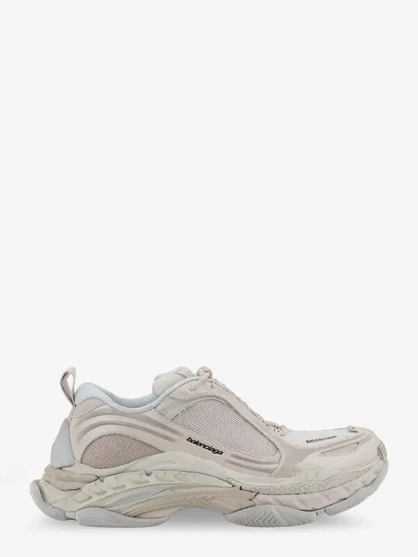 Balenciaga Triple S Gradient Mesh And Nylon Inserts Sneakers - Multicolor