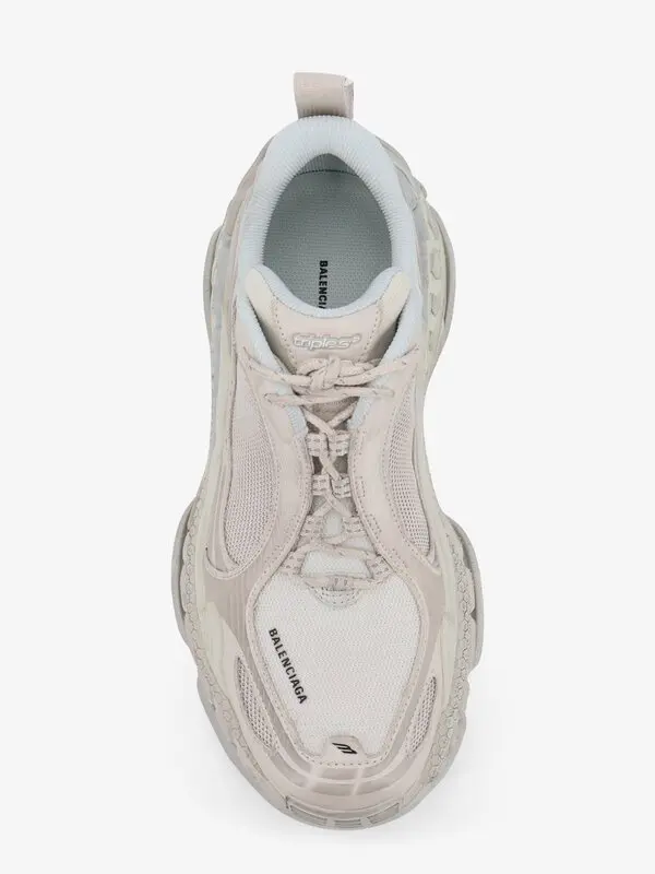 Balenciaga Triple S Gradient Mesh And Nylon Inserts Sneakers - Multicolor