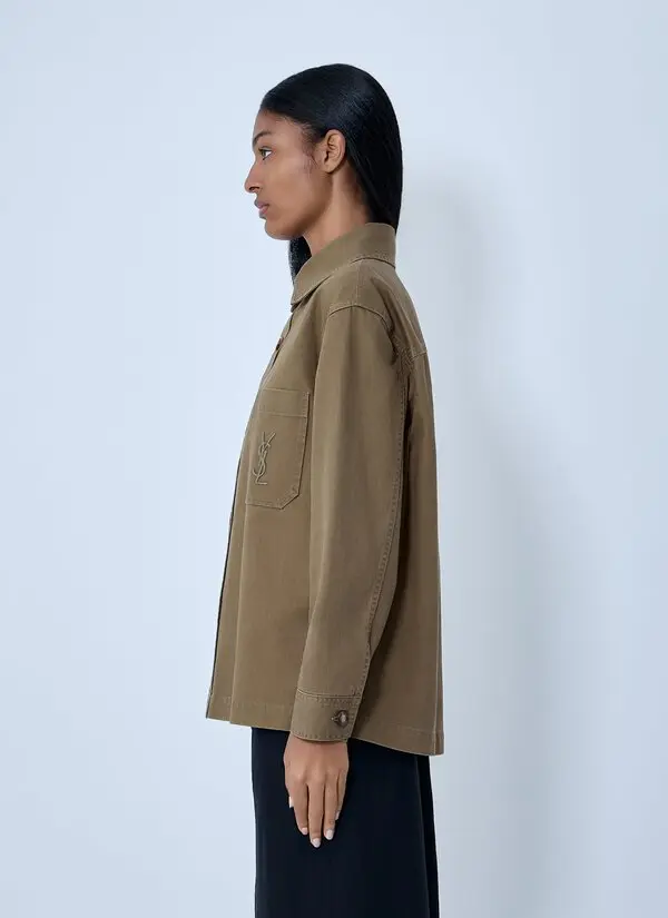 Saint Laurent Textured Cotton Shirt