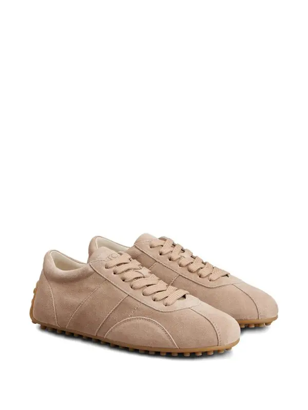 TOD'S Suede Leather Lace-up Sneakers - Multicolor