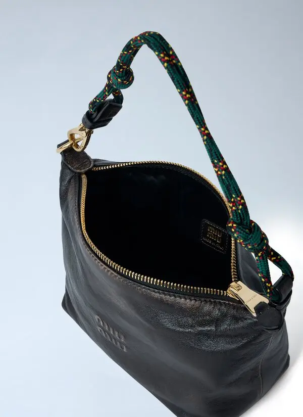 Miu Miu Logo Motif Pouch Shoulder Bag