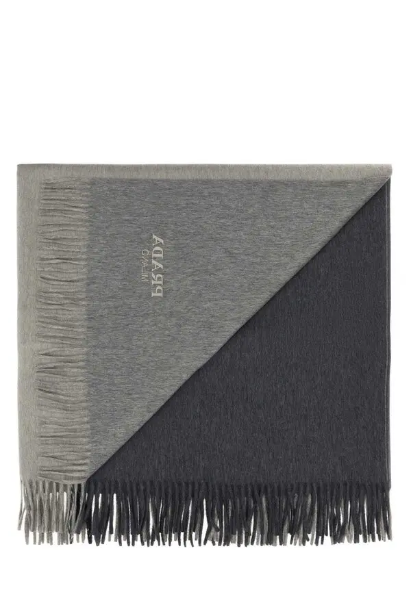 Prada Two-tone Cashmere Blend Blanket