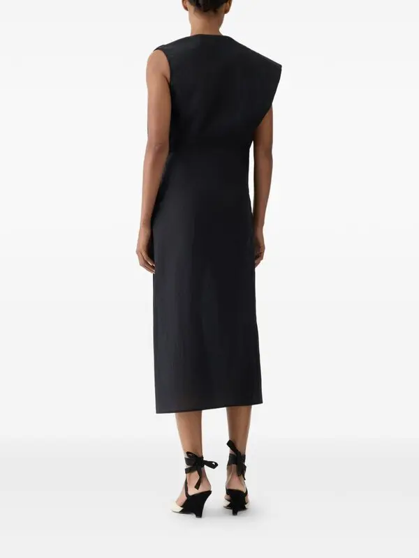 Jacquemus La Robe Drap Midi Dress - Multicolor