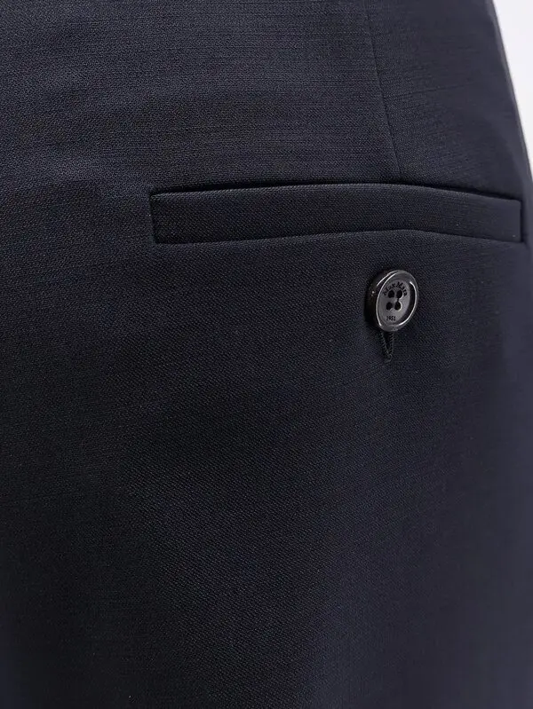Max Mara Virgin Wool Tailored Trousers - Multicolor