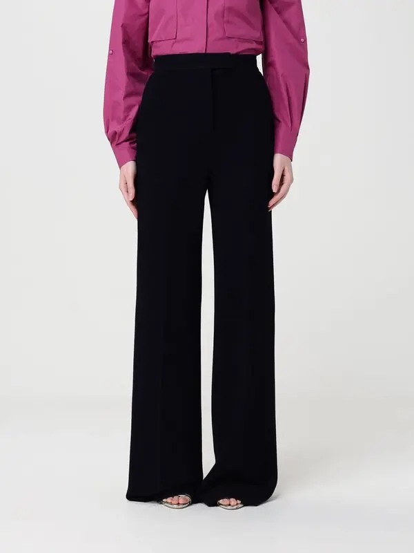 Max Mara Wool Wide Leg Trousers