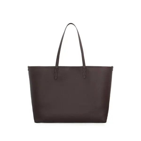 Burberry Reversible Tote Bag With Check Pattern - Brown
