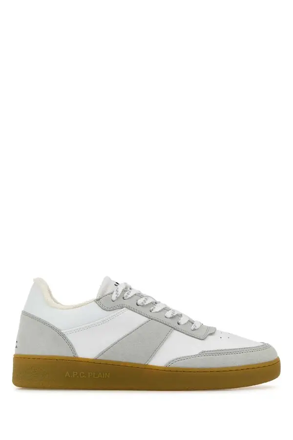 A.p.c. Two-tone Synthetic Leather Sneakers - Multicolor