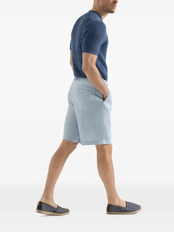Brunello Cucinelli Linen Bermuda Shorts