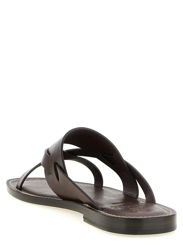 Brunello Cucinelli Leather Sandals