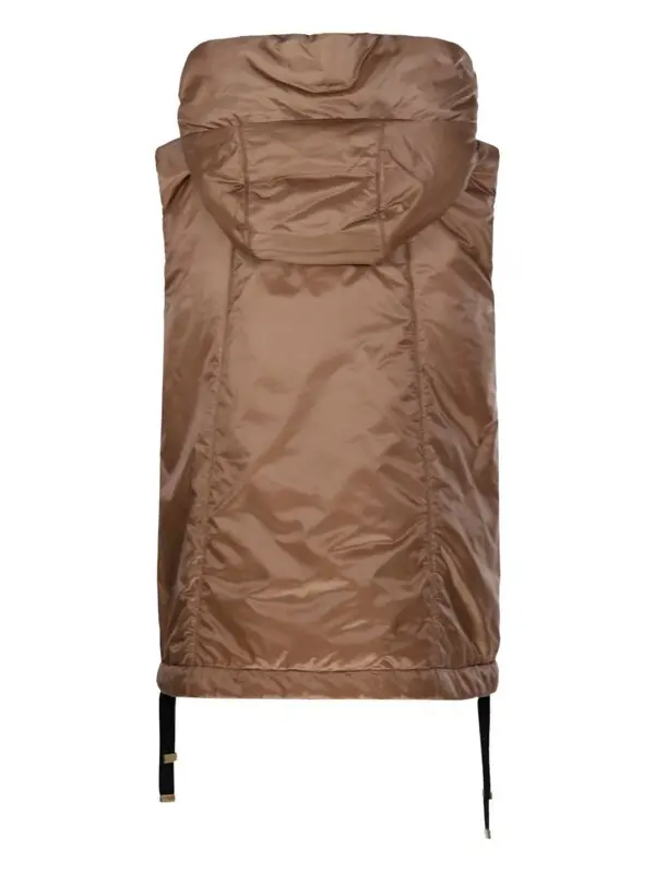 Max Mara Hooded Down Vest - Multicolor